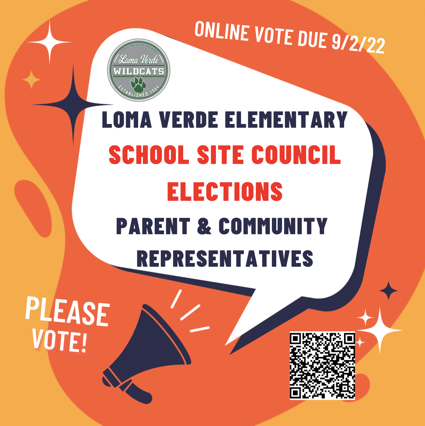 SSC Elections – Parent/Community Members – Loma Verde Elementary School