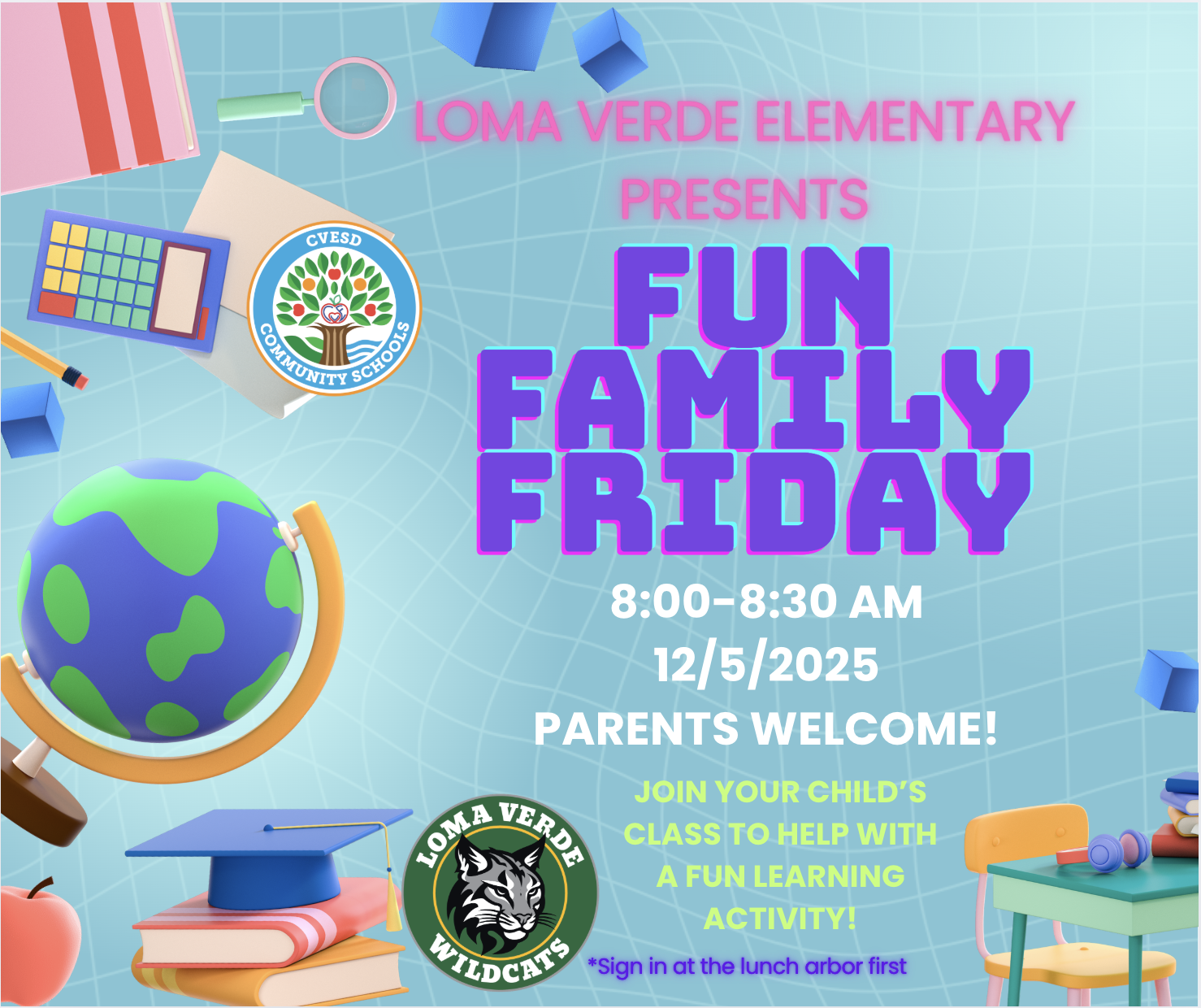 The Wildcat Way Dec. 1-5, 2025 (Week #17) – Loma Verde Elementary School